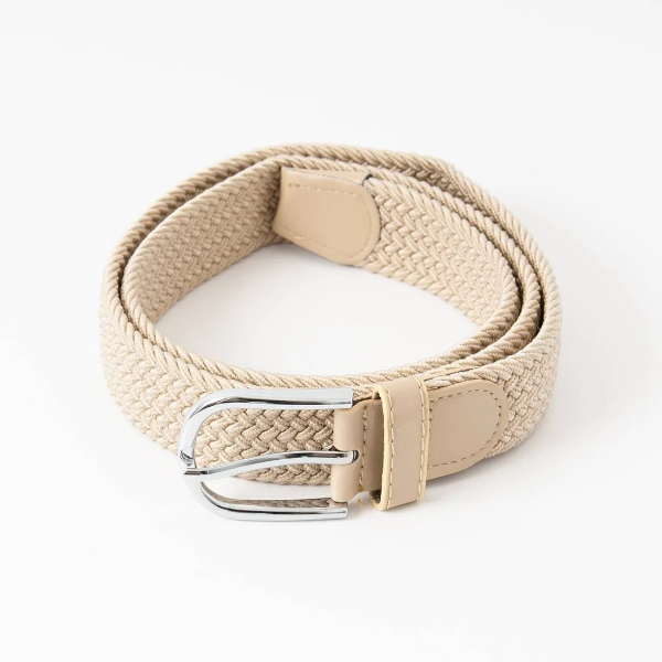 Kjøp ELASTISK BELTE FLETTET BEIGE - Rosenvinge - Dame fra By Femina ...