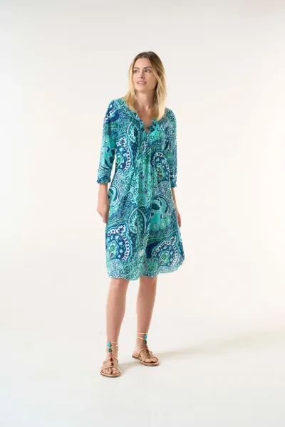 Kjøp ONESEASON BRAZIL BLUE MIDDY POPPY BLUE - One Season - Dame fra ...