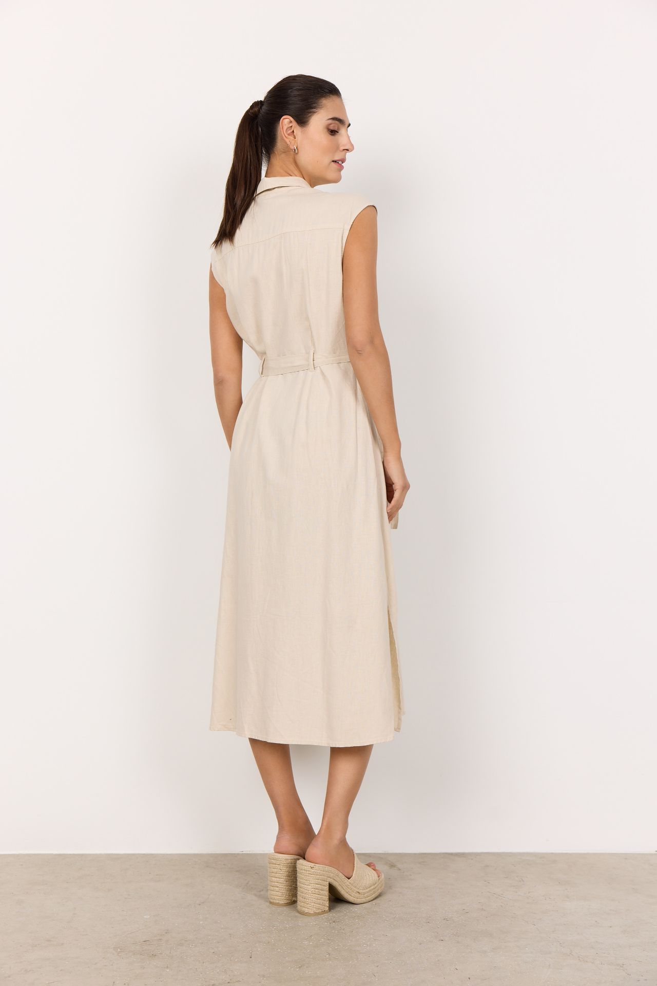 Kjøp SOYA LIN/VISK KJOLE INA - SAND - Soya Concept - Dame fra Jentene ...