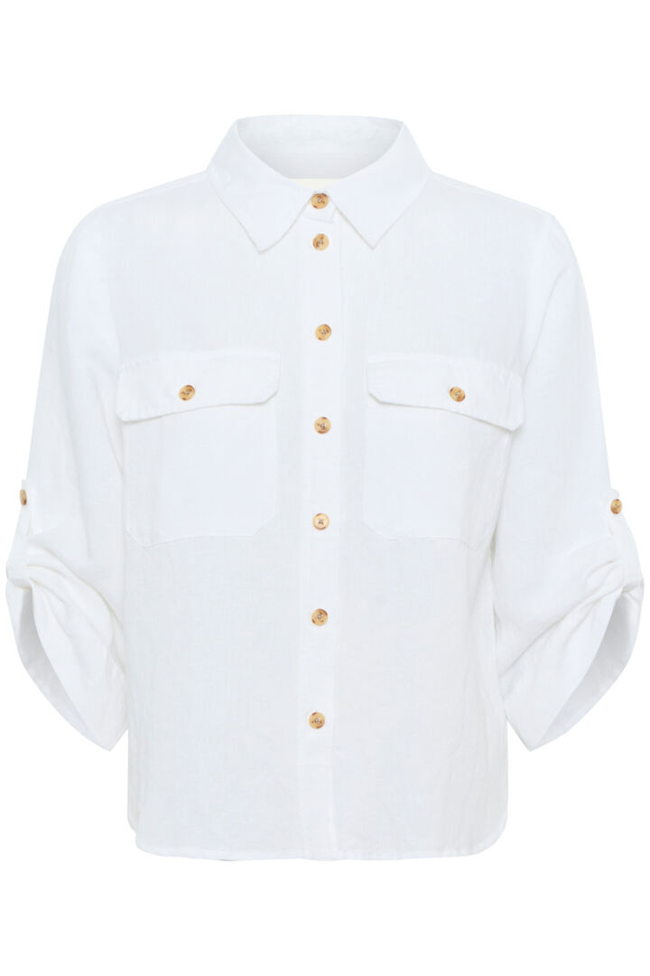 Kjøp PART TWO - RAYANI LINSKJORTE - HVIT - Part Two - Dame fra White ...