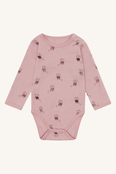 Kjøp BODY BO I ULL/BAMBUS MED MUS, ADOBE ROSE - Hust & Claire - Barn ...