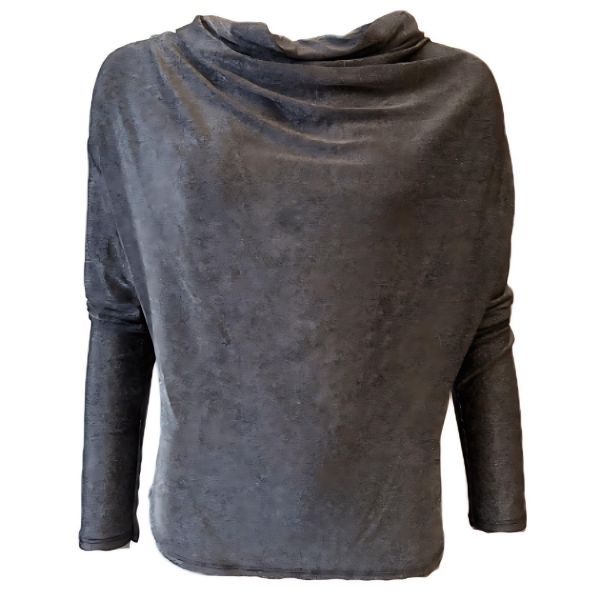 Kjøp QAJSA TOPP- SORT MED GLITTEREFFEKT - 2-BIZ - Dame fra Chaplin Mosjøen - 1011962