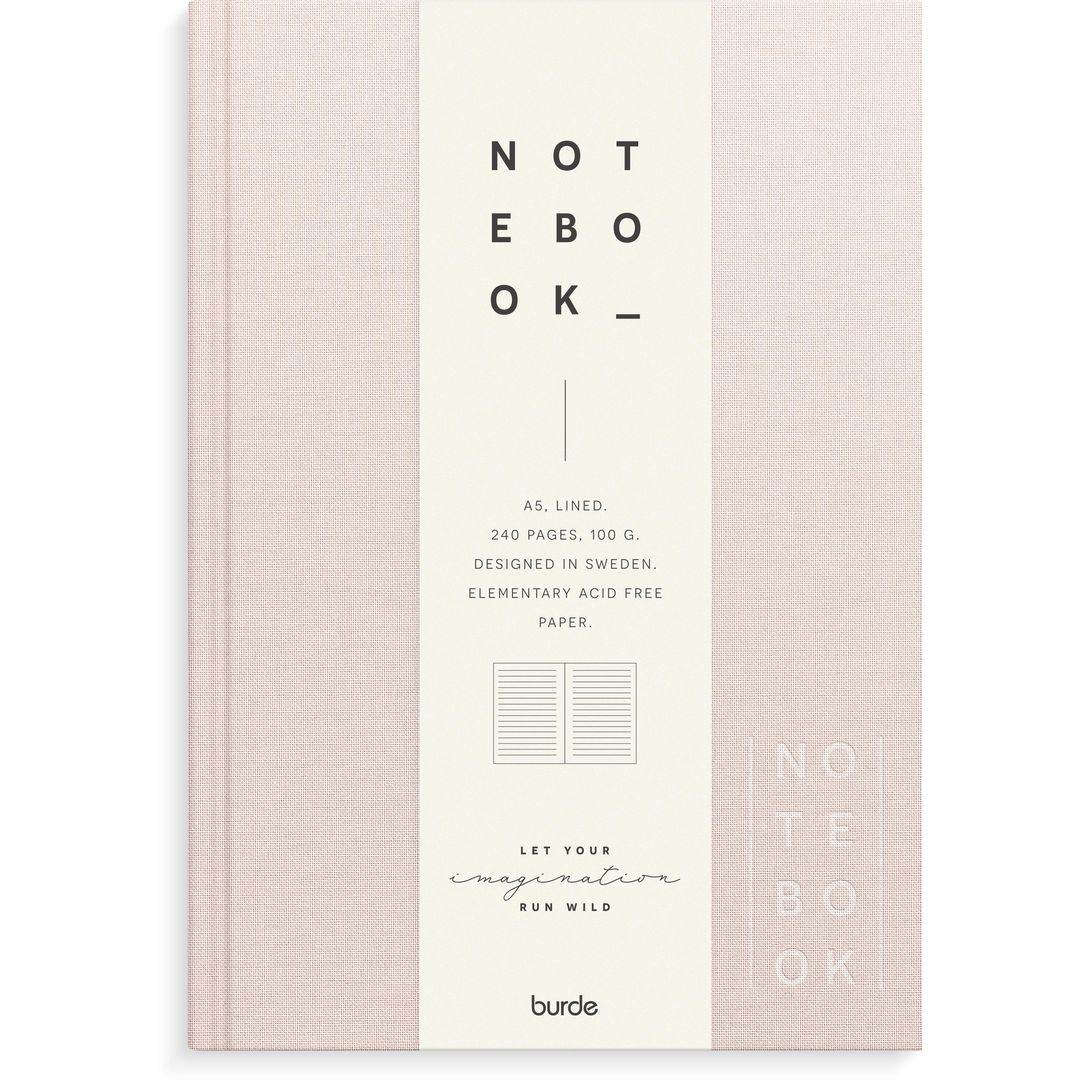 Kjøp SKRIVEBOK MED LINJER - A5 - ROSA - Emo - Interiør fra Stokmarknes ...