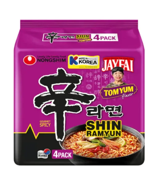 Kjøp NONGSHIM SHIN RAMYUN TOMYUM 4-PACK - NONGSHIM - Dagligvarer fra ...