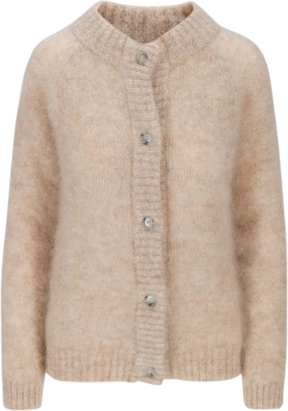 Kjøp IBEN- MONTY CARDIGAN ECRU- LYS BEIGE - - Dame fra White - 3020