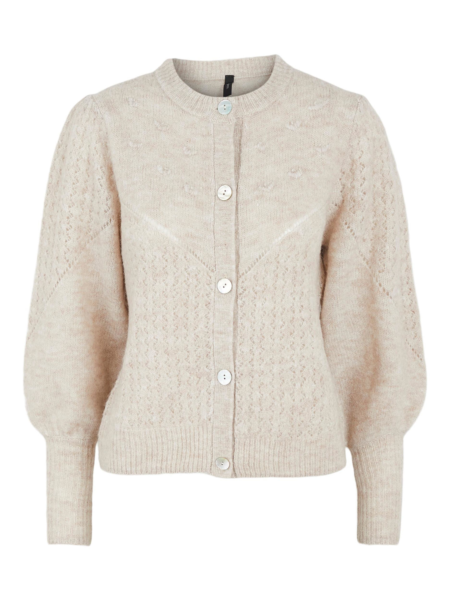 Kjøp YAS- YASTULI CARDIGAN - LYS BEIGE - Y.A.S - Dame fra White - 26025723