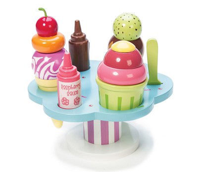 Kjøp CARLOS ICE CREAM STAND- ISKREM I TRE- ULIKE FARGER - Le Toy Van ...