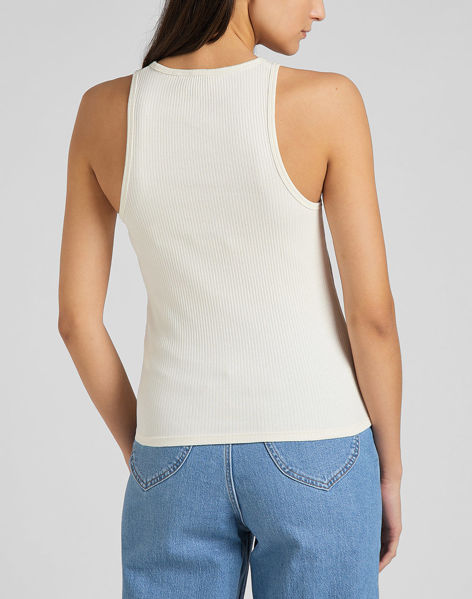 Kjøp LEE- RIBBED TANK TOP - OFFWHITE - Lee - Dame fra White - L44QUXNQ