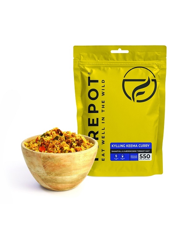 Kjøp FIREPOT Turmat Kylling keema curry - 125g - Firepot - Sport og ...
