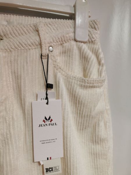 Kjøp INE CORDBUKSE HVIT STRAIGHT - Jean Paul - Dame fra CC kle - 7500252