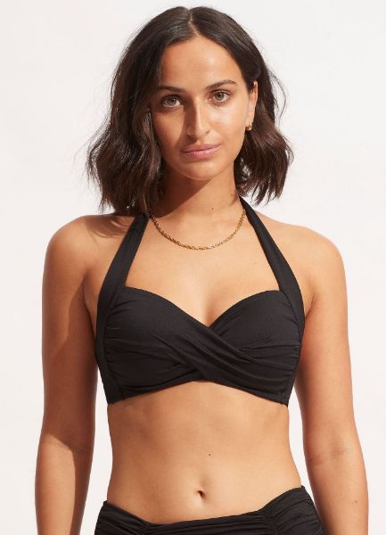 Kjøp COLLECTIVE BIKINI TOPP - SVART - Seafolly - Dame fra Guni - 30806-942
