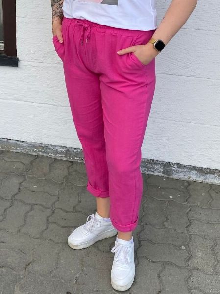 Kjøp ROSA BUKSE I LINMIKS METTE MO2311 - DNY CPH - Dame fra Bærre Lækkert