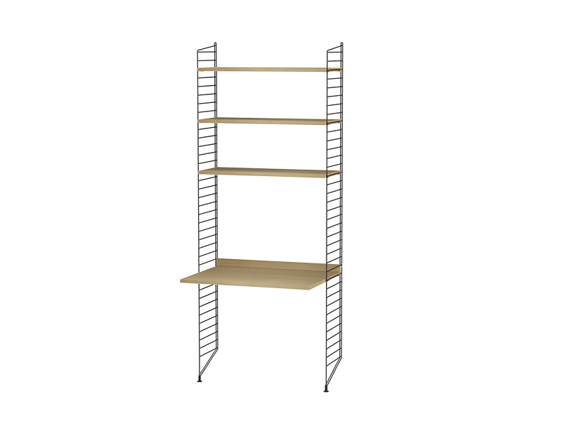 Kjøp ARBEIDSPLASS - C - EIK OG SORT - String Furniture - Interiør fra ...