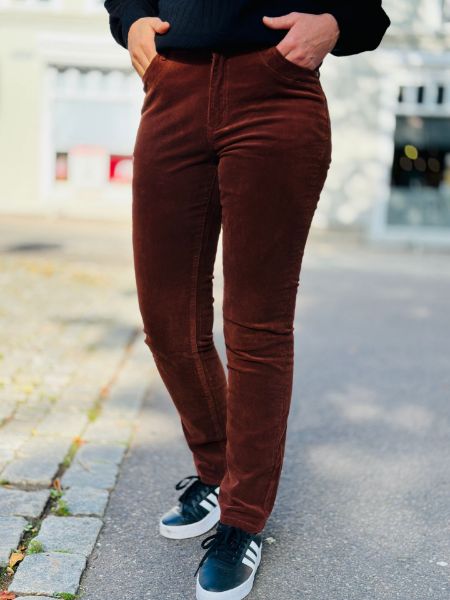 Kjøp BUKSE PATTI STRAIGHT MAPP BABYCORD - RUST - Mapp - Dame fra ...