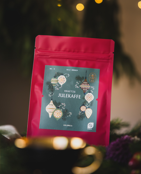 Kjøp KRAFTIG JULEKAFFE (HELE BØNNER), 250 G - Solberg & Hansen ...