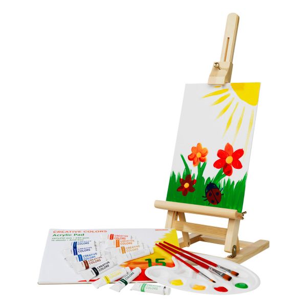 Kjøp STAFFELI & MALERKIT TIL BARN - Panduro - Barn fra Trendhuset - 882001