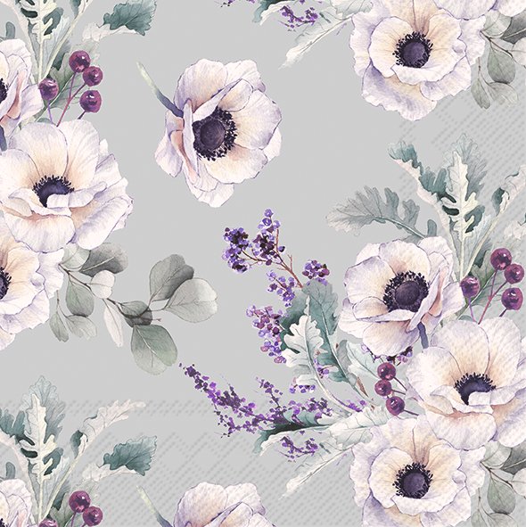 Kjøp Eliza Grey Lunsj Servietter - Ihr og Vinding - Interiør fra Sense ...