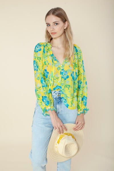 Kjøp Hale Bob Wandy Gul Bluse - Hale Bob - Dame fra Happy Day In The ...