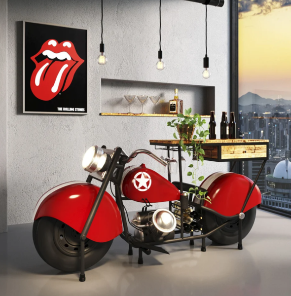 Kjøp KARE DESIGN BAR MOTORBIKE RED - Kare Design - Interiør fra ...