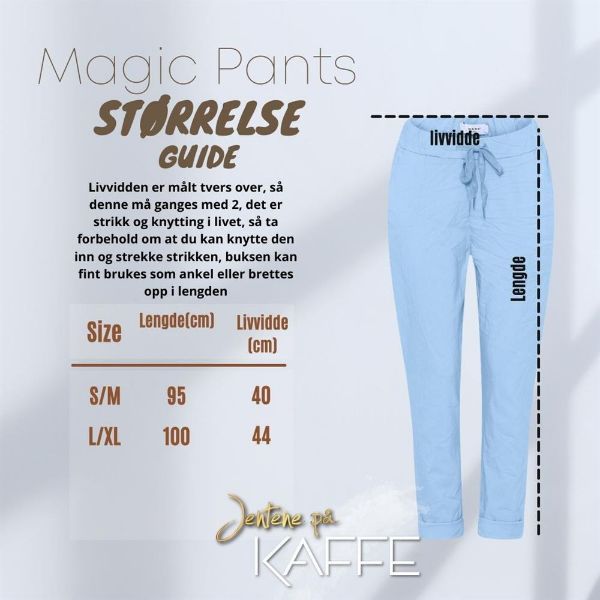 Kjøp MAGIC BUKSE MAPP-HVIT - Mapp - Dame fra Jentene på Kaffe - MAP8093