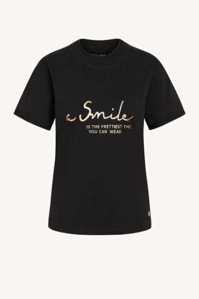 Kjøp CLAIRE TOPP BOMULL AMANI SVART MED PRINT - Claire - Dame fra IO ...