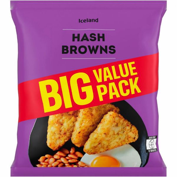 Kjøp ICELAND HASH BROWNS VALUE PACK - Iceland - Dagligvarer fra FUDI