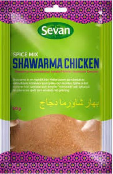 Kjøp SEVAN SHWAWARMA KRYDDA CHICKEN - Sevan - Dagligvarer fra FUDI - 30253