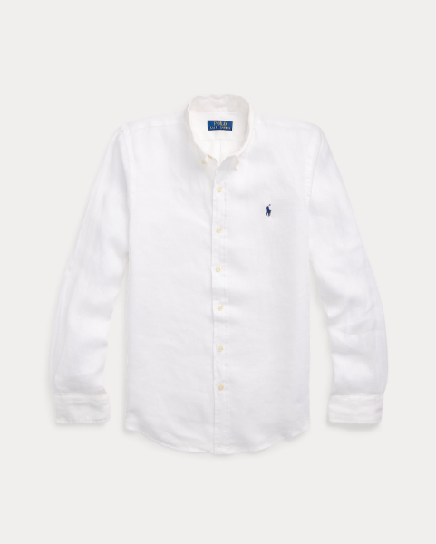 Kjøp POLO RALPH LAUREN LINEN SHIRT WHITE - Polo by Ralph Lauren - Herre ...