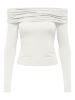 Kjøp ONLFELINA OFF SHOULDER TOP - CLOUD DANCER - Only - Dame fra Trend ...