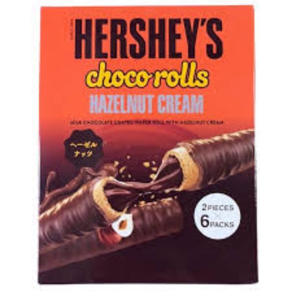 Kjøp HERSHEY'S CHOCO-ROLLS HAZELNUT CREAM 6-P - Hershey's - Dagligvarer ...