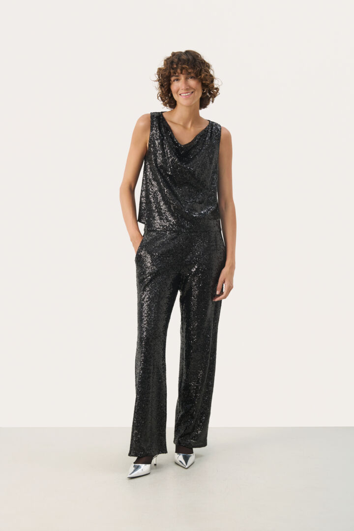 Kjøp PART TWO - MALIKKA PALJETT TOPP - SVART - Part Two - Dame fra ...