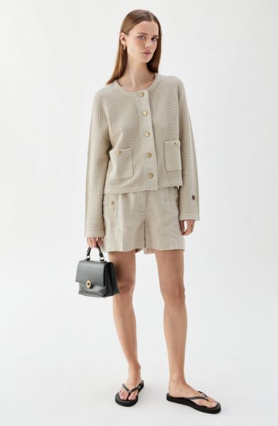 Kjøp ESTELLE SOLID CARDIGAN SAND / BUSNEL - Busnel - Dame fra De Fem ...